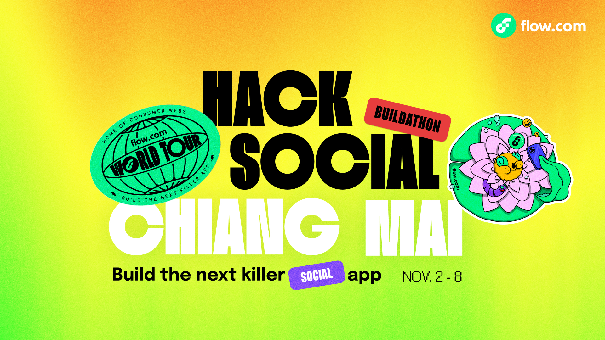 Join Flow and Ethereum Cofounders in Chiang Mai for the Flow World Tour